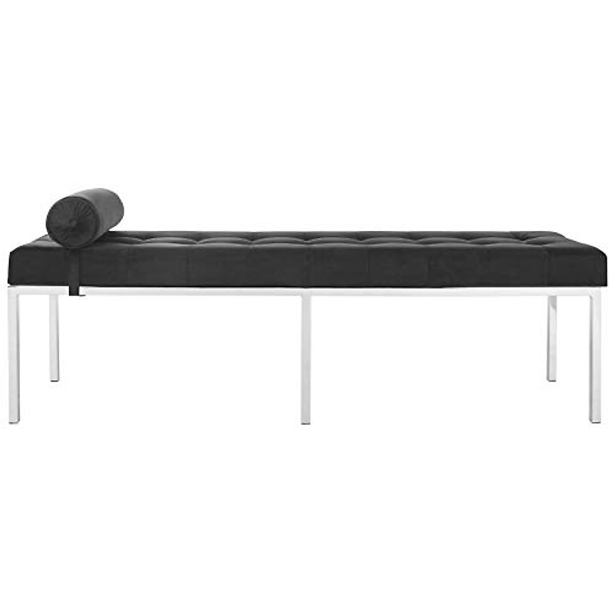 Safavieh Home Collection Xavier Tufted Bench, Black