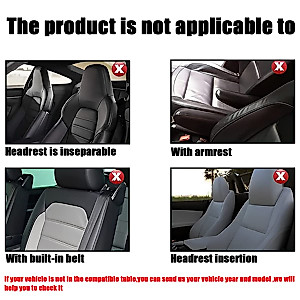 AUCELI Car Seat Covers Full Set, Breathable Front and Rear Seat Covers with 2mm Composite Sponge Inside, Premium Cloth Automotive Seat Cushion Protectors Covers for Most Cars