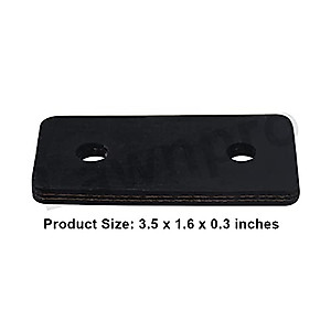 2-Pack ARP2101 Steel Auger Rubber Paddles Compatible with 21'' Snow Blower SNT2110/SNT2114, Black
