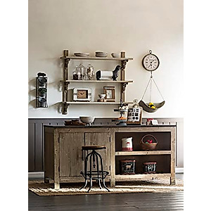 Creative Co-Op Decorative Metal Oval Two Tier Tray with Rustic Antique Copper Finish