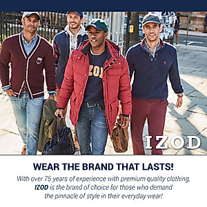 IZOD Men's Comfort Stretch Straight Fit Jean, Nautical Blue, 32x32