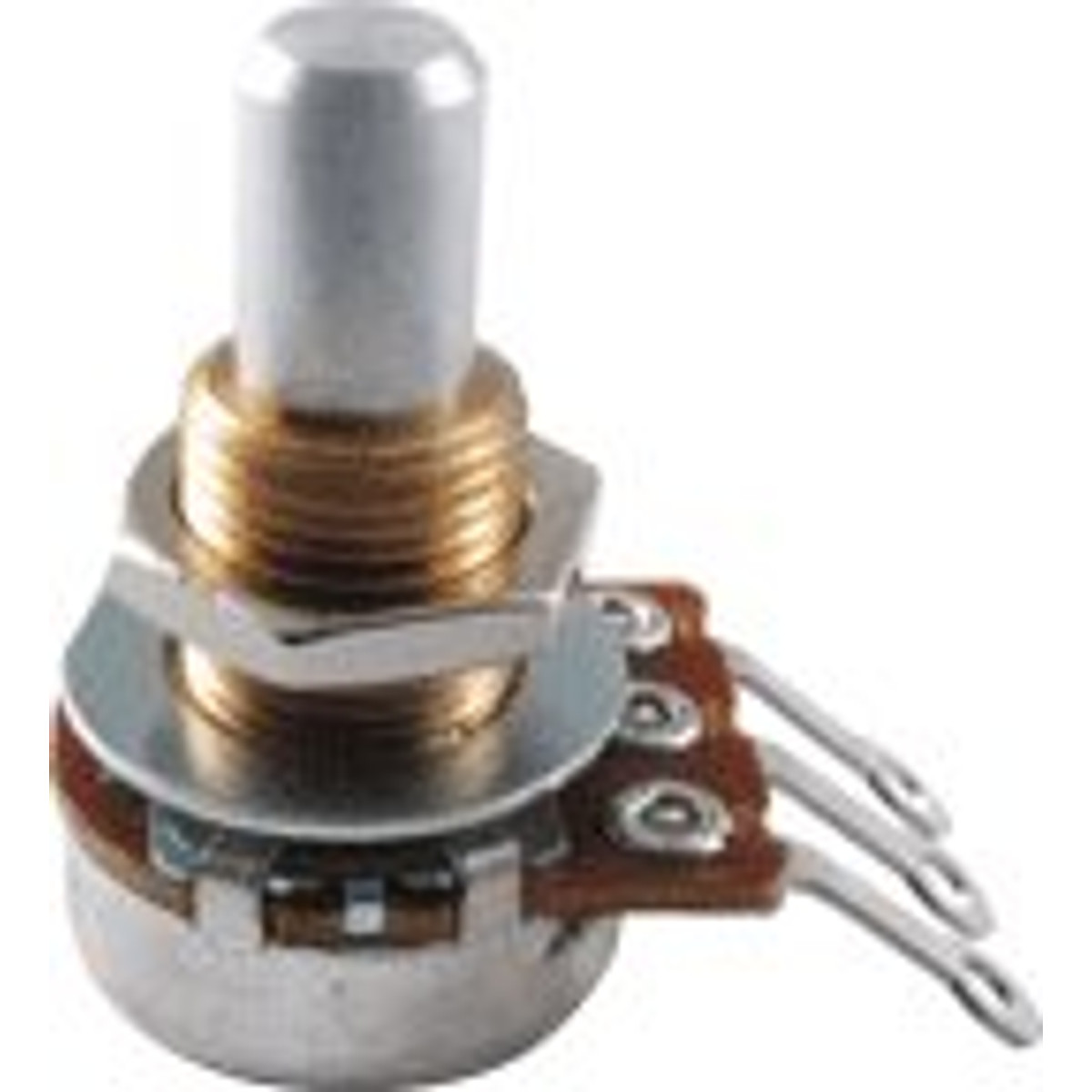 Bourns Mini Guitar Potentiometer, 500K Audio, Solid Shaft
