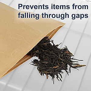 Shelf Liners for Wire Shelving - Wire Rack Pantry Shelf Liner - Set of 4-14 X 36 Inch - Plastic Shelf Mats for Wire Shelves