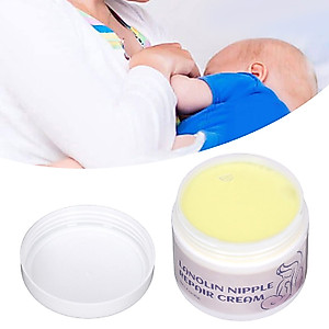 30g Lanolin Nipple, Gentle Baby Nipple Balm Moisturizing Prevent Nipple Repair Cream for Nursing Mom