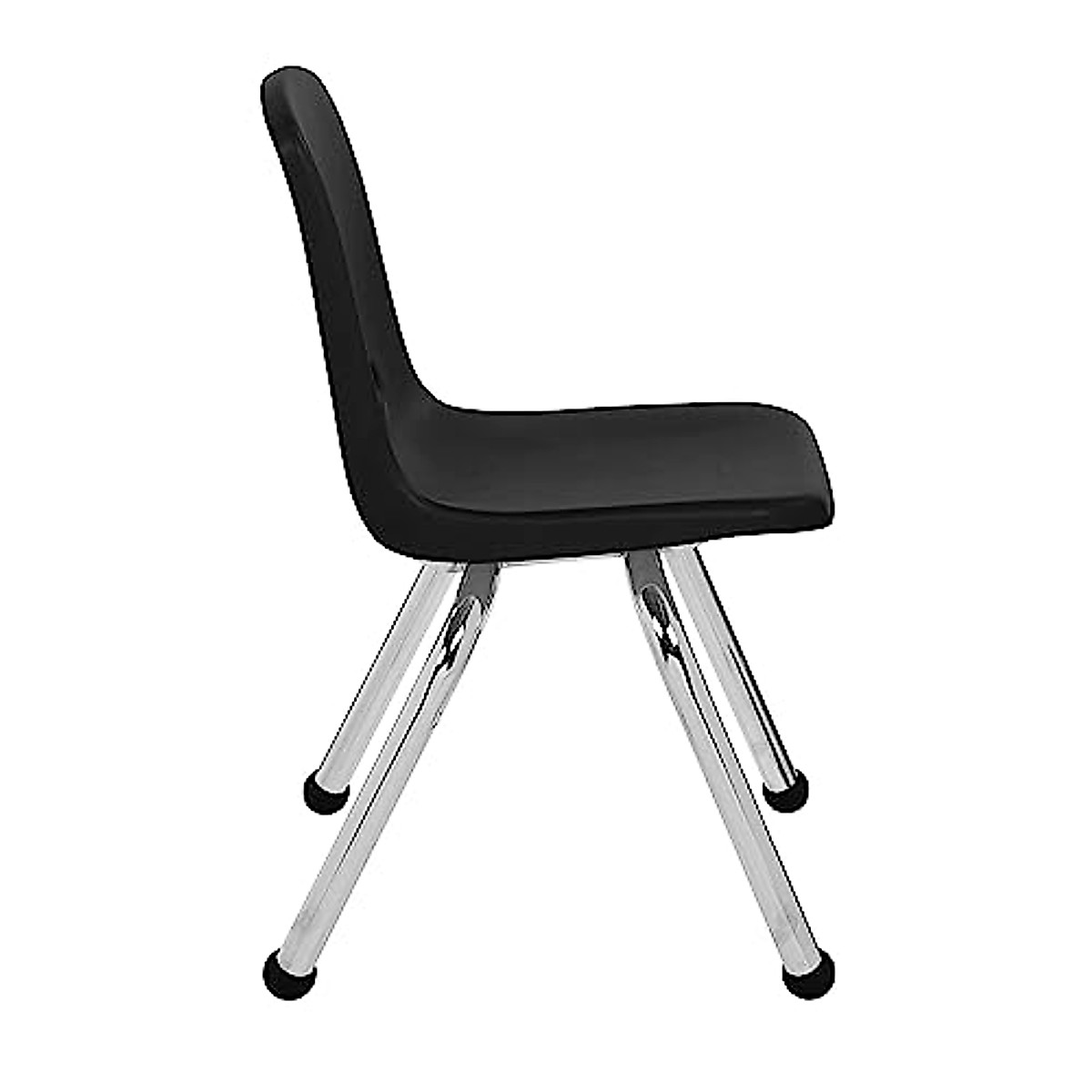 Factory Direct Partners Stack Chair, 12 inch, Black