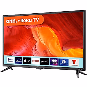 Onn 32-Inch Class HD LED Smart TV 720p Resolution, 60 Hz Refresh Rate, DLED Display, Wireless Streaming, 100012589 (Renewed)