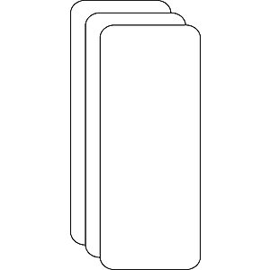 Blank White Bookmarks - 24 Pack for DIY, Create Your Own Bookmarks, Reading, Kids’ School Craft Projects, Teacher Tools and More