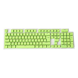 106 Keys PBT Keycaps Gaming Keyboards Replacement, Solid Color Backlight Key Cover for Mechanical Keyboard Purple