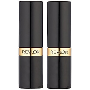Revlon Super Lustrous Lipstick with Vitamin E and Avocado Oil, Pearl Lipstick in Brown, 300 Coffee Bean, 0.15 oz (Pack of 2)