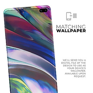 DesignSkinz Blurred Abstract Flow V42 Protective Vinyl Decal Wrap Skin Cover Compatible with The Samsung Galaxy S20 (Screen Trim & Back Glass Skin)