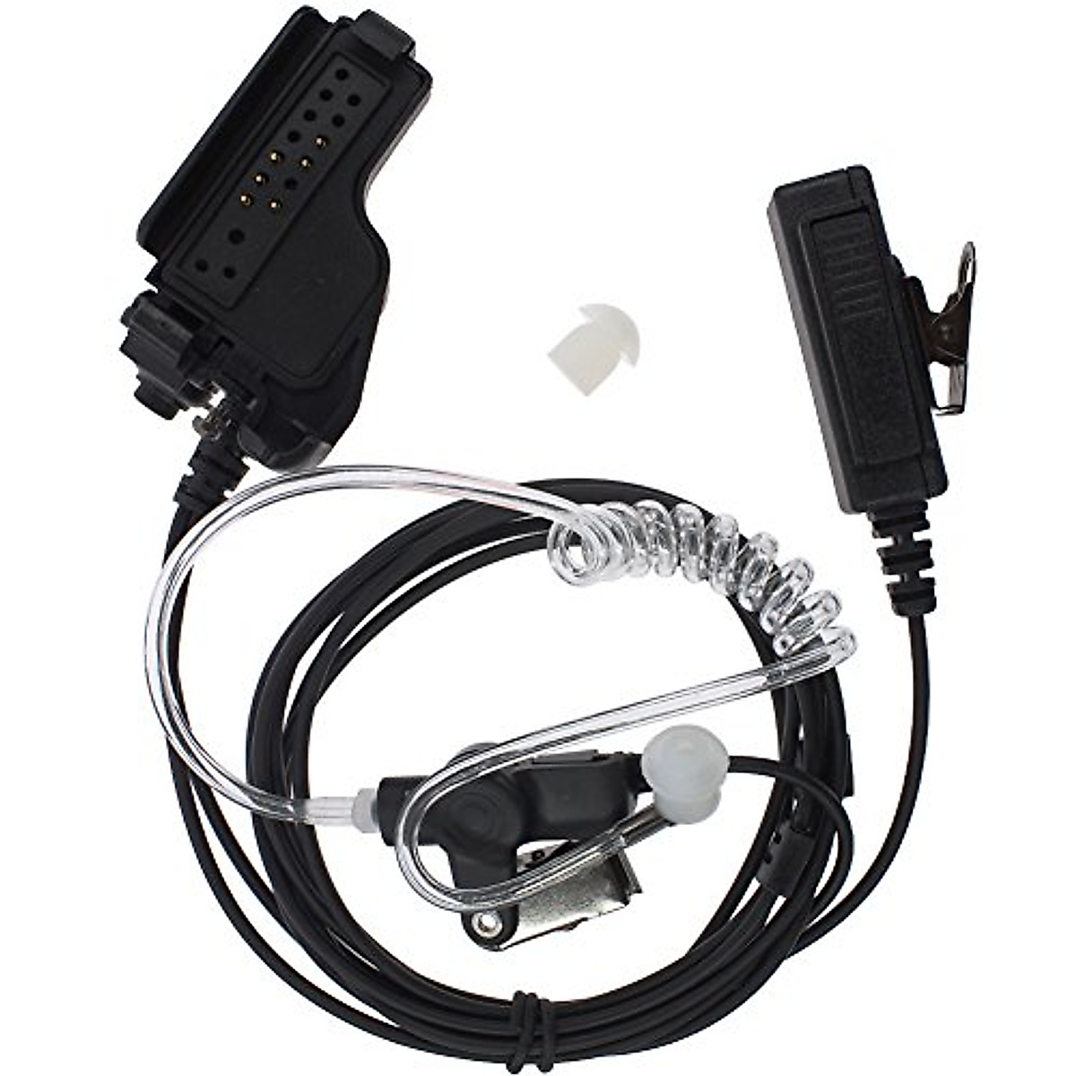 KENMAX® Air Covert Acoustic Tube Earpiece Headset with PTT Mic for Motorola MTX960 XTS3000 JT1000 PR1500 MT1500 HT1000