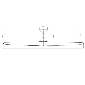 WAC Lighting Malibu Indoor and Outdoor 3-Blade Smart Ceiling Fan 70in Matte Black Dark Walnut with Remote Control works with Alexa and iOS or Android App