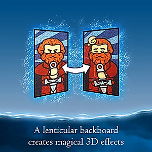 Lego Harry Potter Gryffindor House Banner Set 76409, Hogwarts Castle Common Room Toy or Wall Display, Fold Up Travel Toy, Collectible with 3 Minifigures