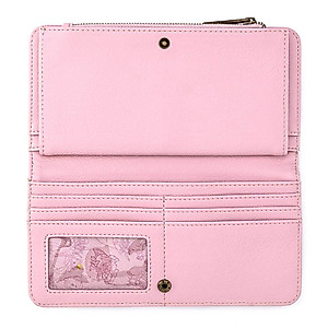 Loungefly x Disney Princess Sidekicks Rose Checker Allover Print Wallet