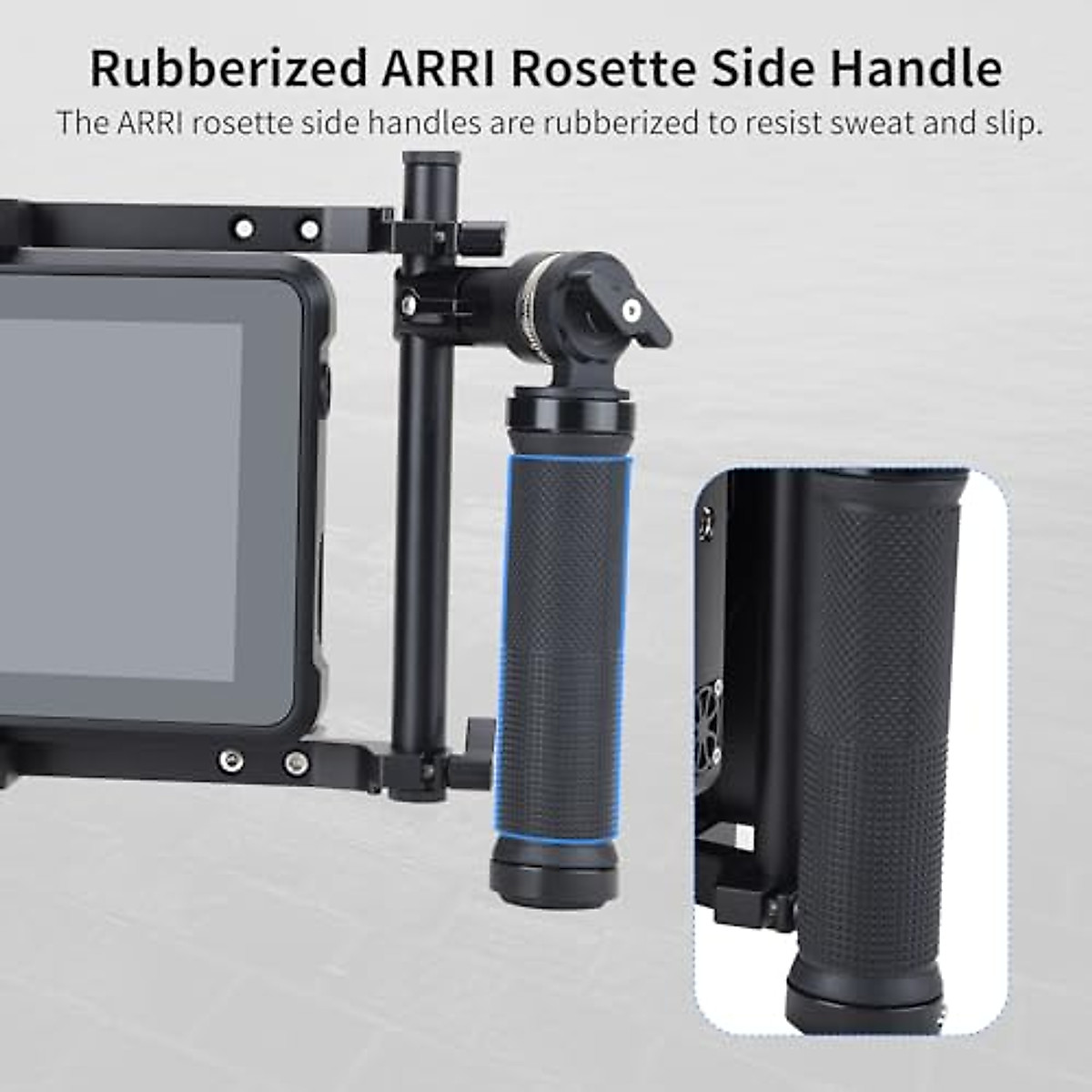 Nitze Director's Monitor Cage with Adjustable Handles for up to 9 Inch LCD Monitor Universal Monitor Cage - JSQ-002