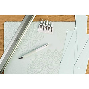 Cricut TrueControl Knife Kit - For Use As a Precision Knife, Craft knife, Carving Knife and Hobby Knife - For Art, Scrapbooking, Stencils, and DIY Projects - Comes With 5 Spare Blades - [Mint]
