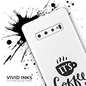 DesignSkinz Its Coffee Time Protective Vinyl Decal Wrap Skin Cover Compatible with The Samsung Galaxy S20 (Screen Trim & Back Glass Skin)