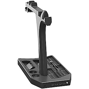 Skywin PSVR Stand Compatible with PS4 VR - PS4 Cooling Station and Charging Dock for Playstation VR Stand to Charge PS VR Controllers and Accessories