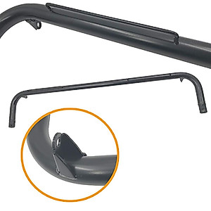 49" Universal Iron Racing Safety Seat Belt Chassis Roll Harness Bar Rod Black Compatible with Ford Honda Mitsubishi and more, Works with All 4-Point, 5-Point and 6-Point Seat Belts