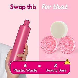 Muun Rosemary Shampoo and Conditioner Bar Set 3 - Natural Solid Hair Growth Soap Bars for Women with Straight, Curly or Thinning Hair for Anti-Hair Loss, Regrowth, pH Balanced, Sulfate & Silicone Free