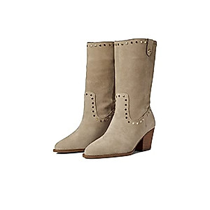 COACH Pheobe Suede Bootie Oat 6 B (M)