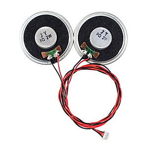 VSDISPLAY 8ohm 2W Speaker Size with PH1.25 Connector, fit LCD Controller Board, Such as VS-TY2660H-V818 /-V815/-V812/-V661 VS-RTD2556HM-V2-40pin VS-RTD2556HM-V1-30pin VS-RT2795T4K-V1