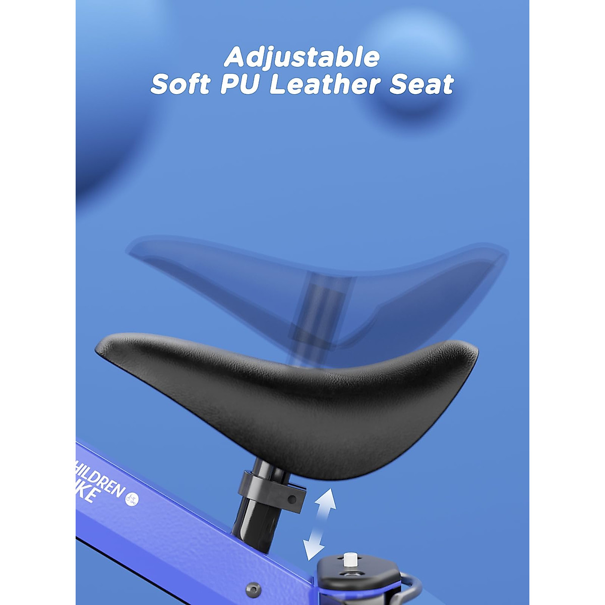 ﻿XJD 5 in 1 Toddler Bike, Tricycle for Toddlers 1-3 with Adjustable Seat Height, Removable Pedals, Ideal Balance Bike Birthday Gifts and Toys for Boys and Girls (Blue)