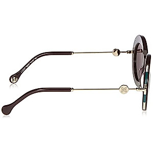 Carolina Herrera Violet Oval Ladies Sunglasses CH 0020/S 00B2/UR 51