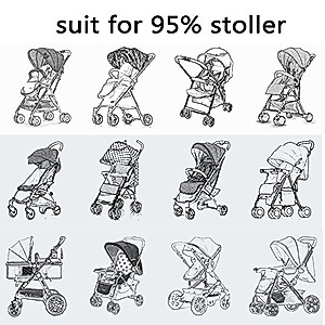 Pram Net, Universal Mosquito Fly Bug Insect Net Protection Cover for Pushchair Car seat Buggy carrycot Bed Stroller Bassinet Basket Jogger Travel cot 1 Pack