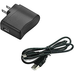 Graphing Calculator Charger: USB Power/Data Cable & Wall AC Adapter for Texas Instruments Calculators TI-84 Plus TI-84 Plus C Silver Edition TI 89 Titanium TI Nspire CX TI Nspire CX CAS