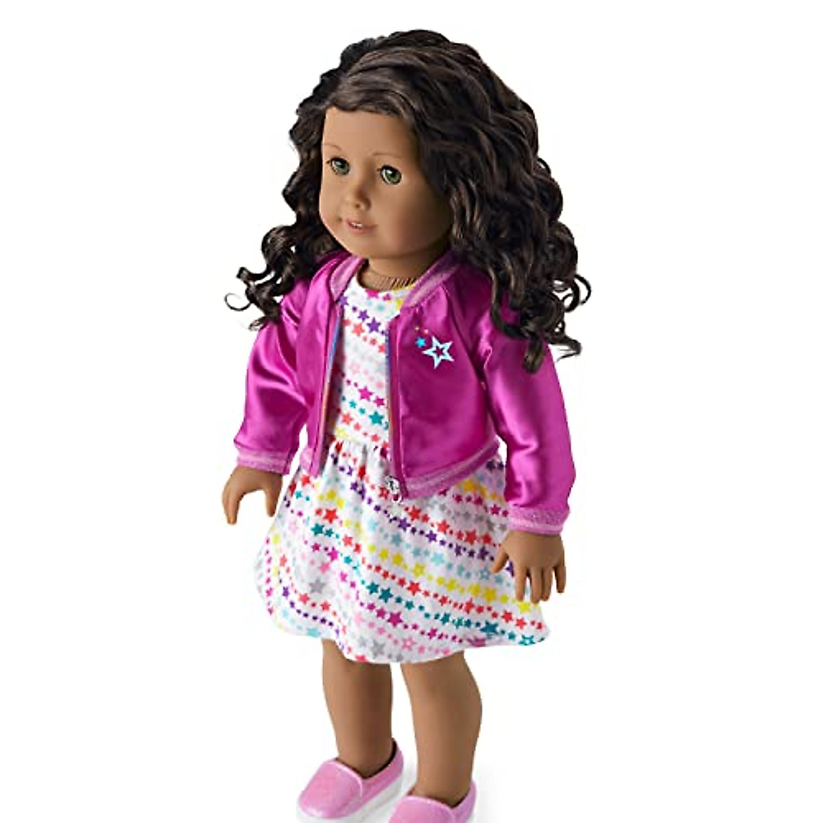 American Girl Truly Me 18-inch Doll #44 with Hazel Eyes, Dark-Brown Hair, and Tan Skin with Neutral Undertones, For Ages 6+