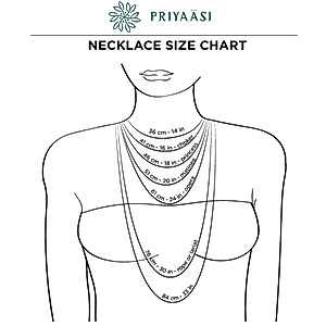 Priyaasi Indian Choker Jewelry Set for Women | Festive Kemp Stone Jewellery | Peacock-Inspired Design | Gold-Plated | Brass Metal | Pearl Drop | Indian Bridal Jewelry Set for Wedding