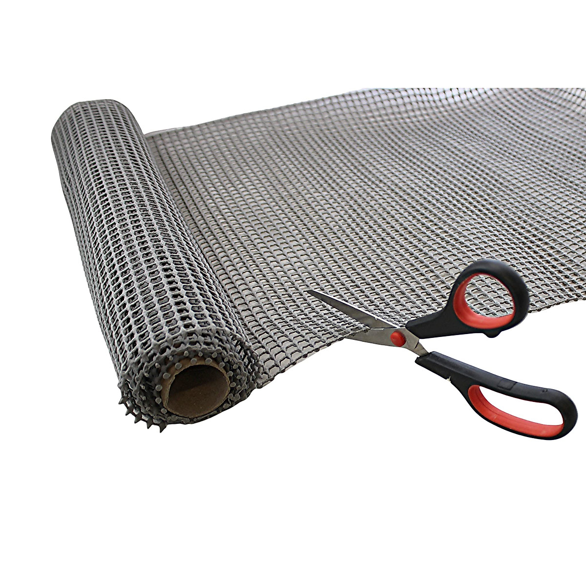 2 Pack Multi Purpose Anti-Slip Shelf and Draw Liner Mat Non Skid 18" x 47" - Trim to Fit - Ideal as a Tool Box Liner Home Office RV (Gray)