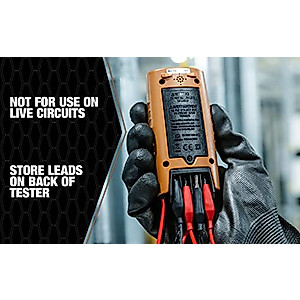 Southwire Tester; Continuity PRO 40040S,Green