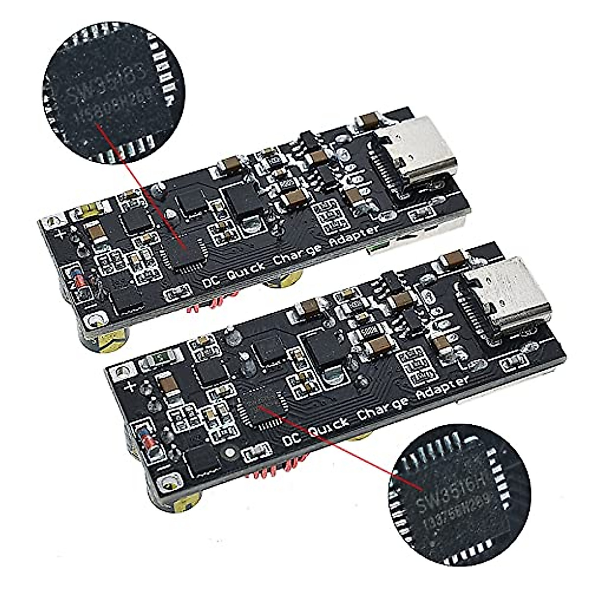 QC4.0 QC3.0 USB Type-C Mobile Phone Quick Charge Adapter 6-35V Step Down Buck Boost Module for SCP/FCP Apple PD Qualcomm