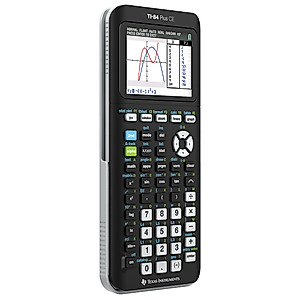 Texas Instruments TI-84 PLUS CE Graphing Calculator, Black (Frustration-Free Packaging) (84PLCE/PWB/2L1/A)