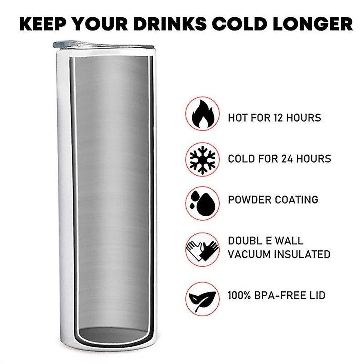 MAGA Claw Trump Hair All Aboard Train - US Election 20oz & 30oz Stainless Steel Tumbler With Reusable Straw, Supporters Gift for Men and Women (20oz Skinny)