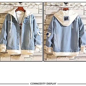 Stray Kids Merchandise,Kpop Stray Kids Hoodie Felix Hyujin I.N Jisung Woojin Denim Jacket