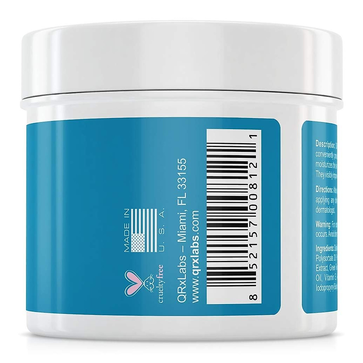 QRxLabs Glycolic Acid 10% Wrinkle Control Pads for Face & Body - 10% Glycolic Acid, Allantoin, Vitamins B5, C & E, Calendula & Green Tea Extract - Face Pads for Smooth Skin - Prevents Wrinkles & Lines