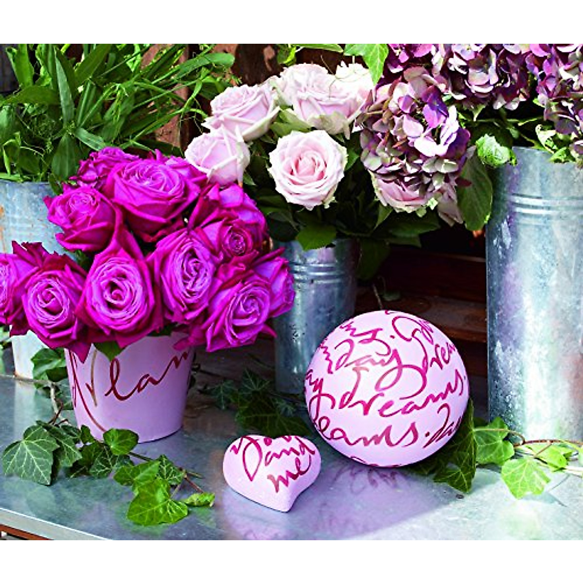 edding 1455 calligraphy marker - set of 3 markers - black, steel blue, crimson lake - flexible calligraphy nib 1-5 mm - fibre pen for paper, wood, terracotta, canvas - hand lettering, bullet journals