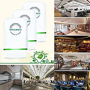 2 PCS Power Saver Pro - Electric Intelligent Energy Saver - Electricity Saving Box Intelligent Power Factor Saver Device - Balance Current Source Household Voltage Stabilizes Smart 90-250V (US Plug)