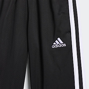adidas Boys' Active Sports Athletic Tricot Jogger Pant, Iconic Adi Black, Large (14/16)