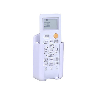 Remote Control Holder, Wall Mount Air Conditioner Remote Control Organizer, Media Player Controller Holder, Self Adhesive Remote Control Holder for Home Office School Storage