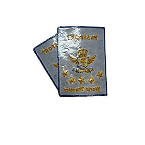 Patch Party Club "World Traveler," Gold Passport Patch, Unisex Iron-on Embroidered Patch, Melanin Travels, 3"inch x 3" Patch