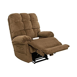 Windermere Burton NM1650 Power Lift Chair Recliner Infinite Position with Trendelenburg by Mega Motion - NutMeg