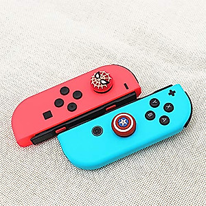 Silicone Non-slip Cap Case Thumb Grips Cover Analog Thumb Stick Joystick Button Cap Handle Button Caps for NintendSwitch Joycon