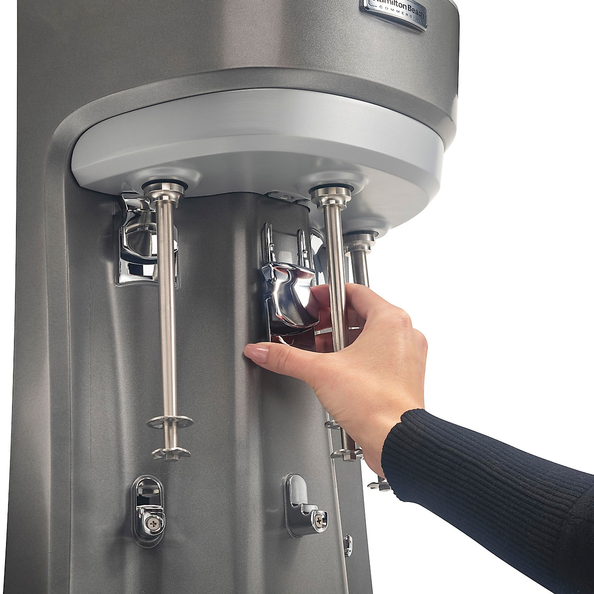 Hamilton Beach HMD400 120V Triple Spindle Commercial Drink Mixer