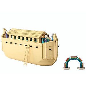 Nativity Bricks Noah's Ark Building Block Set - 976 Piece Building Block Kit for Kids and Adults - Small Toy Brick Set Christmas Stocking Stuffer (Boys and Girls Ages 12+)