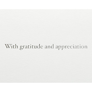Papyrus Thank You Card (Gratitude and Appreciation)