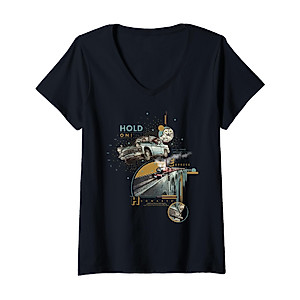Harry Potter Weasley's Flying Ford Anglia V-Neck T-Shirt